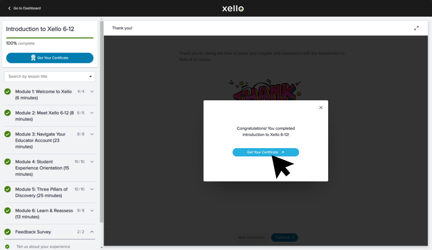 Xello Academy for Xello 6-12