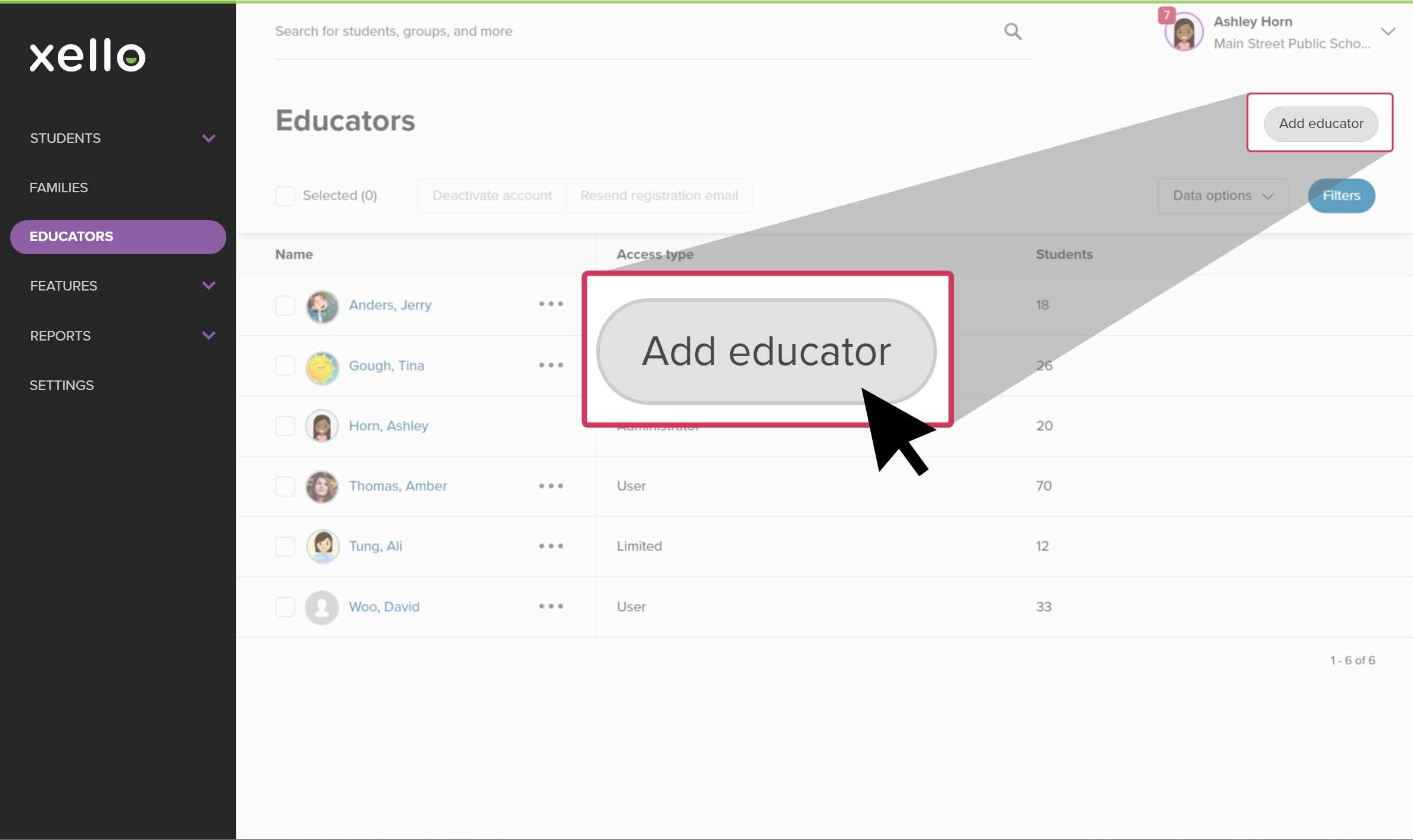 Create and Manage Educator Accounts