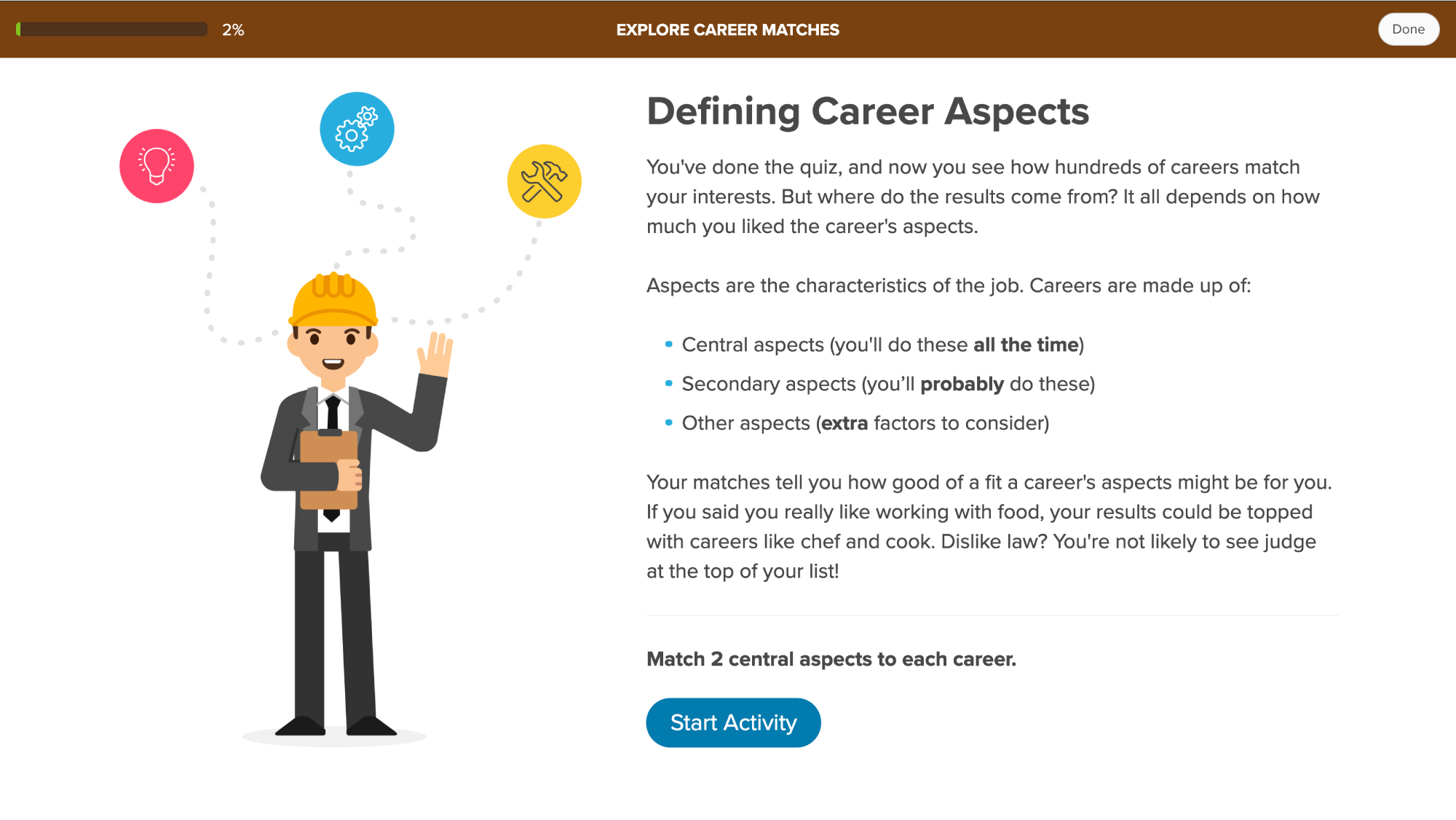 Lesson resources for Xello 6-12