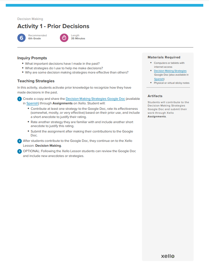 Dig in: Lesson resources