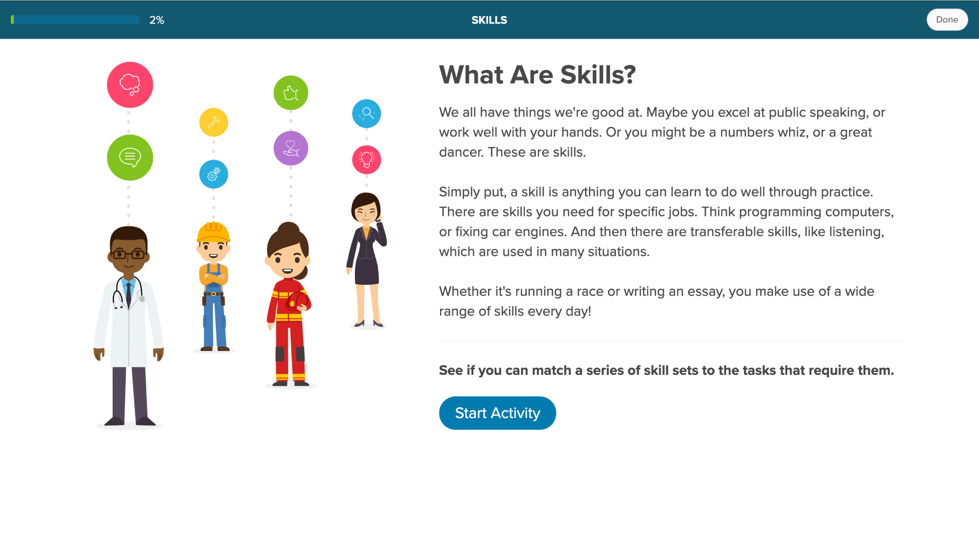 Lesson resources for Xello 6-12