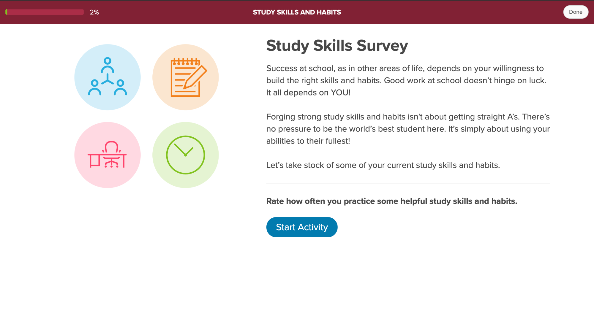 Lesson resources for Xello 6-12