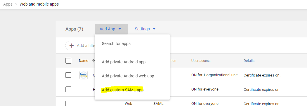Google Workspace SSO
